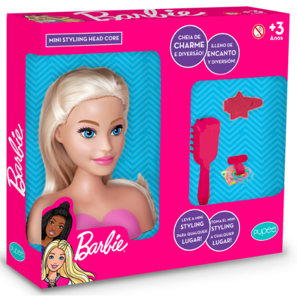 Boneca Barbie® Mini Styling Head Core - Pupee